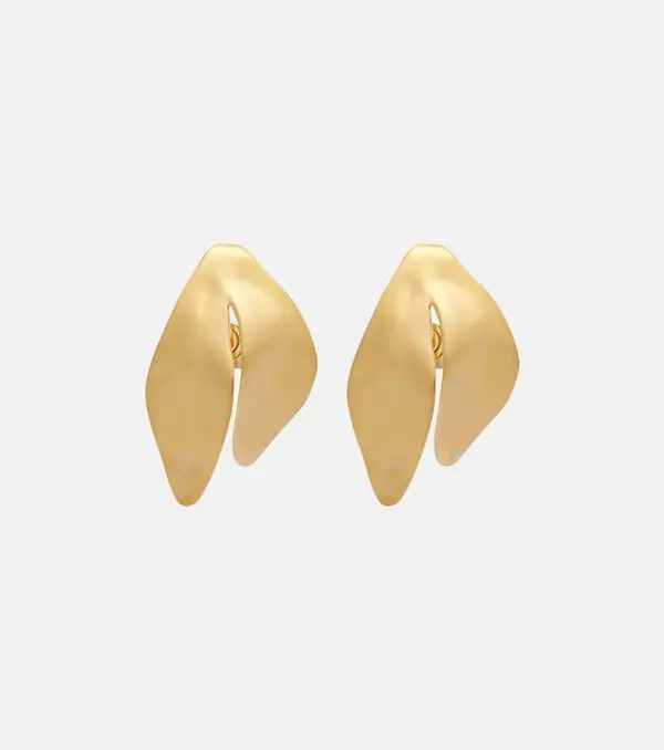 Balenciaga Bloom Earrings - Gold