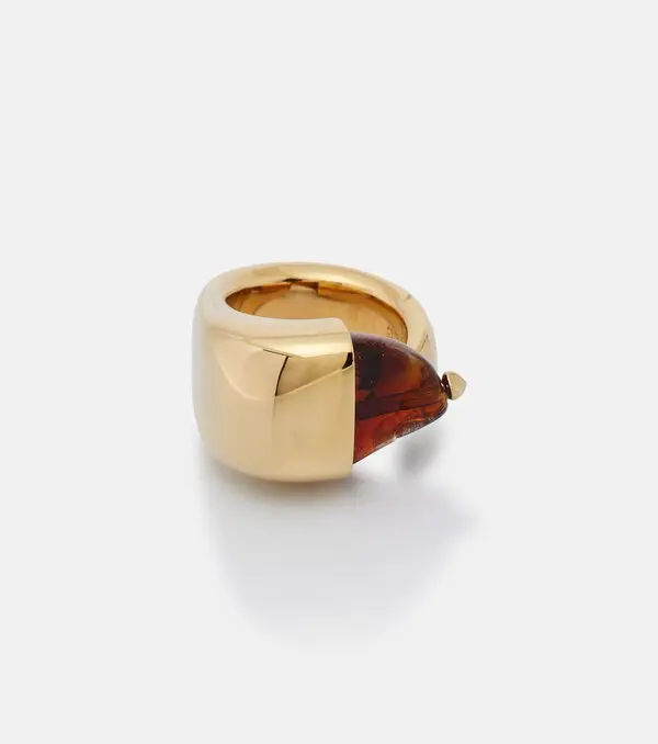 Bottega Veneta Embellished Ring - Gold