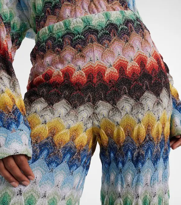 Missoni Lamé Wide-leg Pants
