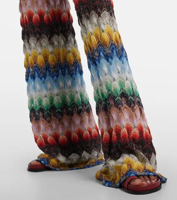 Missoni Lamé Wide-leg Pants