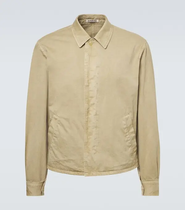 Auralee Cotton Blouson Jacket - Beige