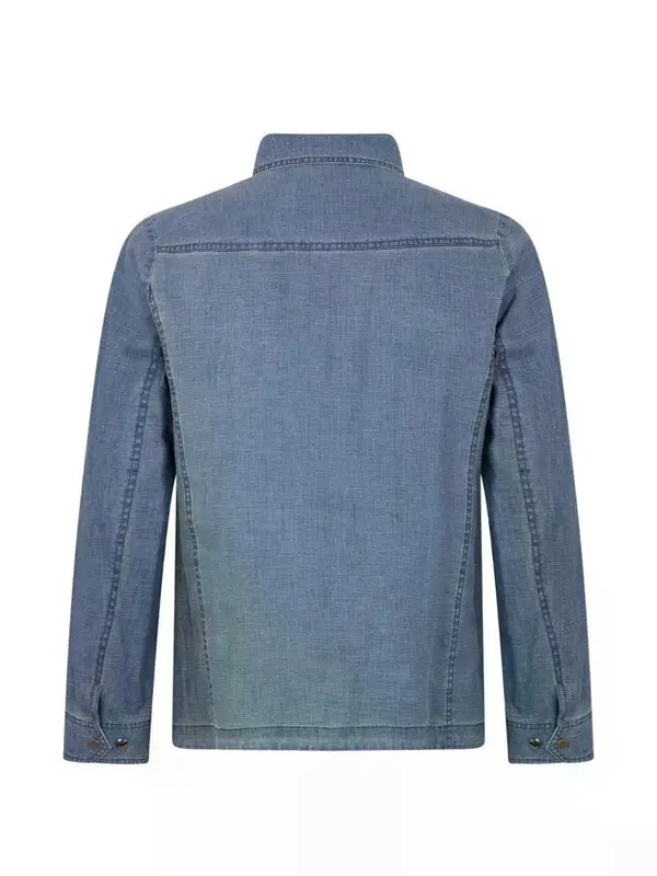 MOORER Buttoned Chest-pockets Shirt