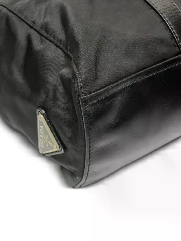 Prada 2000s Buckle Nylon Shoulder Bag