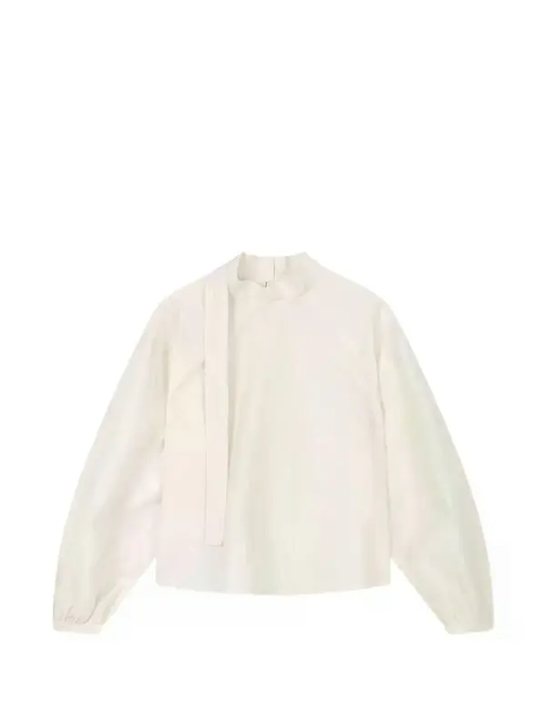 STUDIO TOMBOY High-neck Long-sleeve Blouse