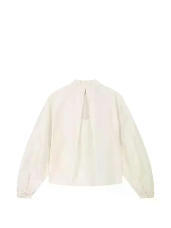 STUDIO TOMBOY High-neck Long-sleeve Blouse