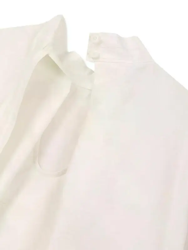 STUDIO TOMBOY High-neck Long-sleeve Blouse