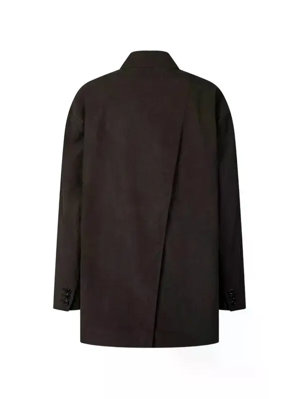 STUDIO TOMBOY Single-breasted Oversized Blazer - Brown