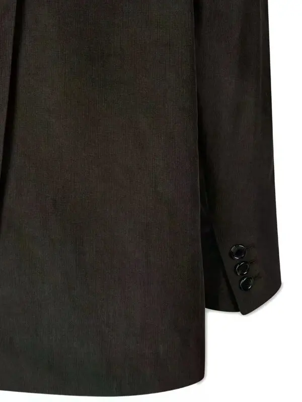 STUDIO TOMBOY Single-breasted Oversized Blazer - Brown