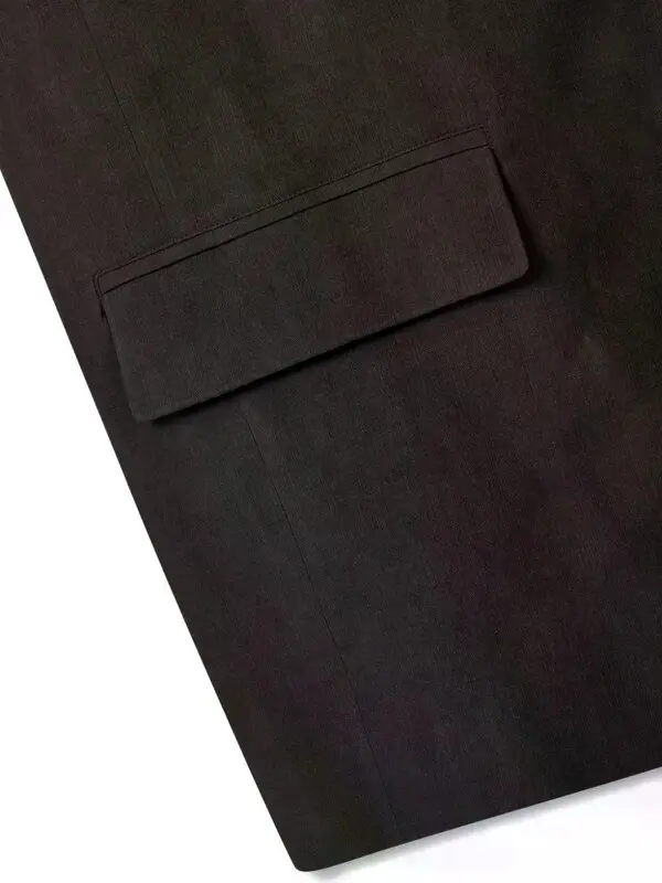 STUDIO TOMBOY Single-breasted Oversized Blazer - Brown