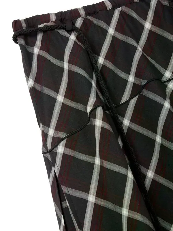 STUDIO TOMBOY Check-pattern Maxi Skirt