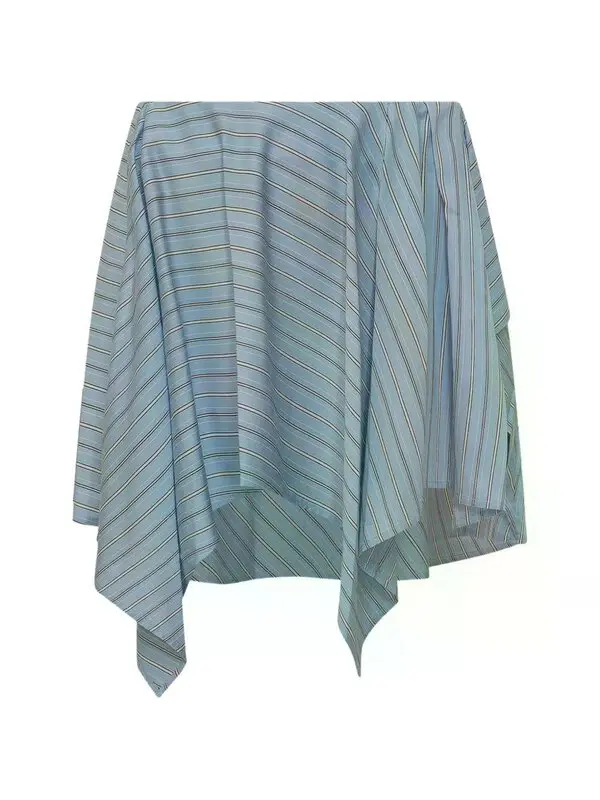 IRO PARIS Utalia Striped Skirt - Blue
