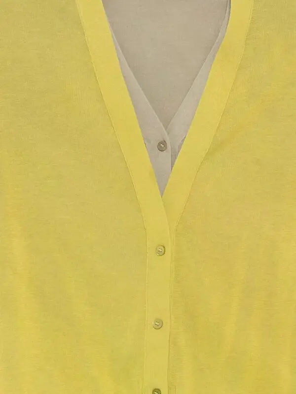 JNBY V-neck Layered Cardigan