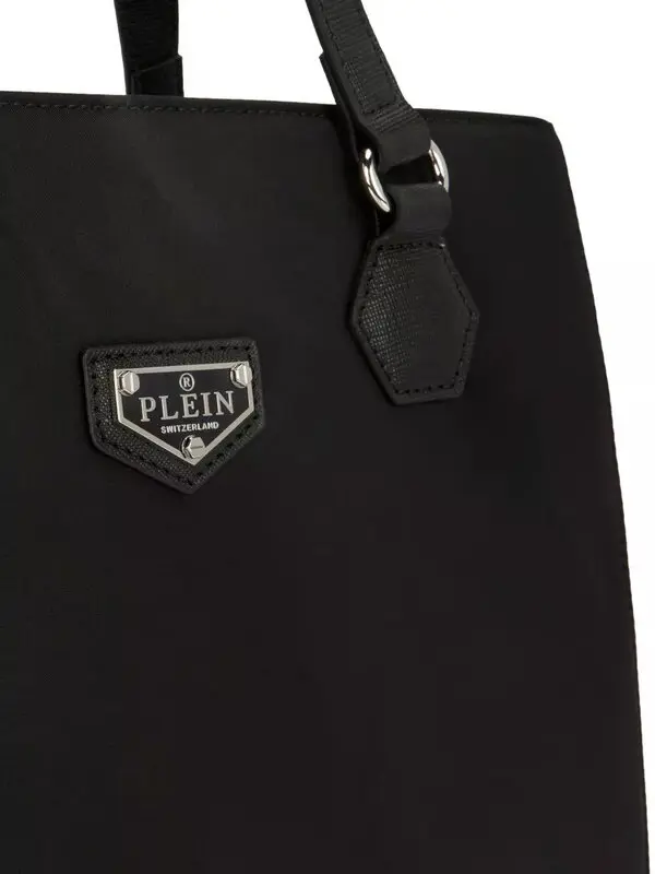 Philipp Plein Logo-plaque Tote