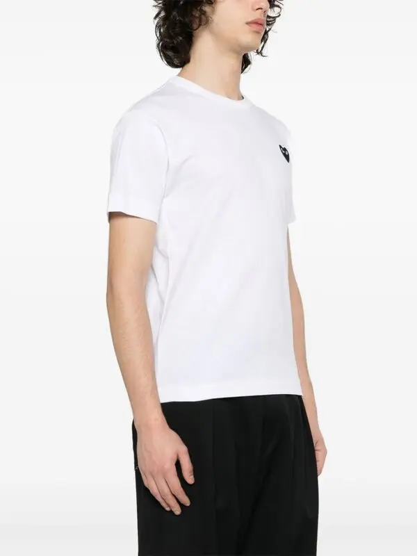 Play Comme Des Garcon Cotton T-shirt - White