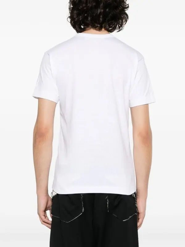 Play Comme Des Garcon Cotton T-shirt - White