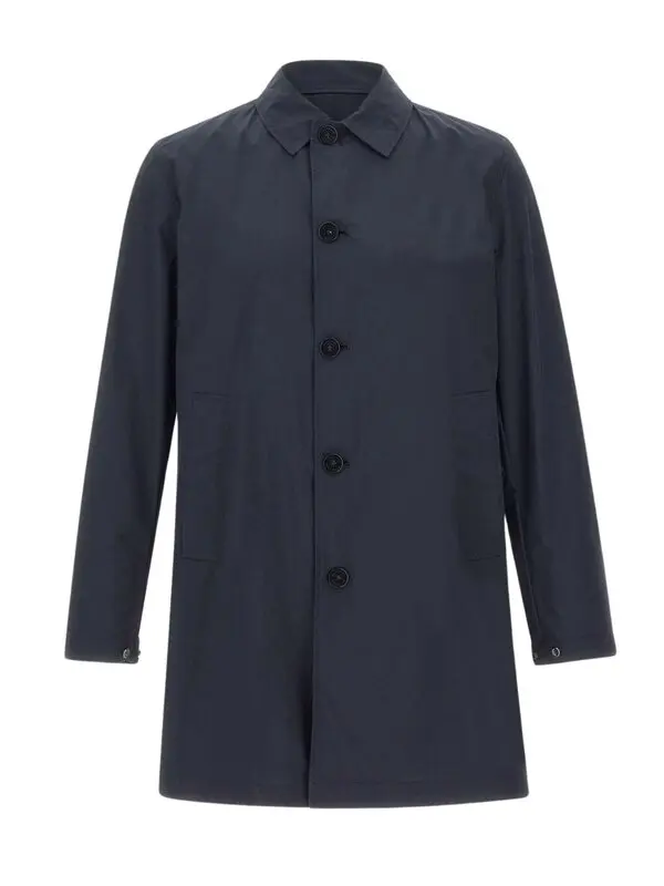 Woolrich Urban Lamar Trench Coat - Blue
