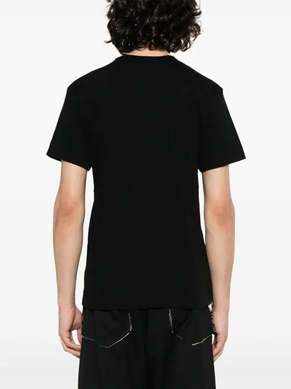 Play Comme Des Garcon Cotton T-shirt - Black