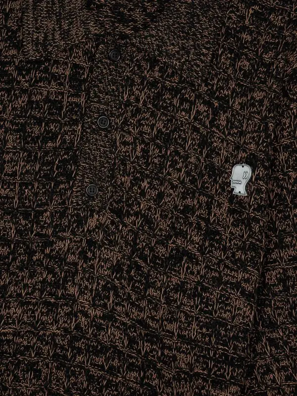 BRAIN DEAD Textured Waffle Sweater