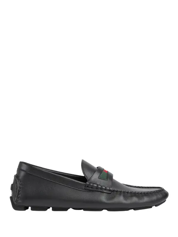 Gucci Leather Loafers - Black