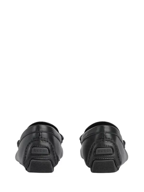 Gucci Leather Loafers - Black
