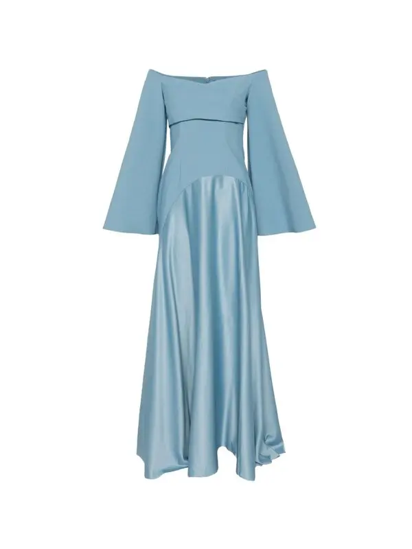 Solace London Rina Maxi Dress - Sky Blue