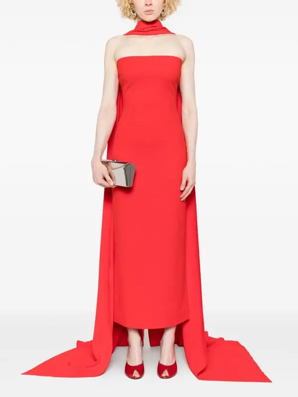 Solace London Martine Maxi Dress - Red
