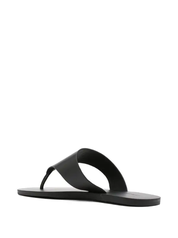 Manebí Leather Thong Sandals - Black