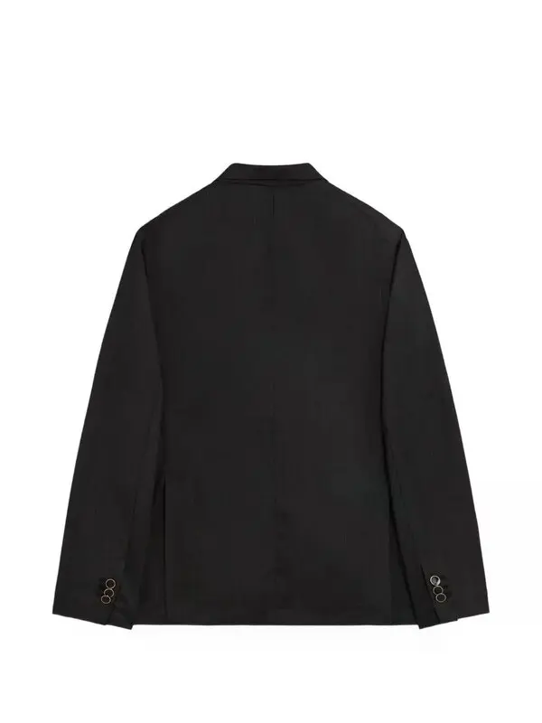 A PAPER KID Pinstriped Double-breasted Blazer