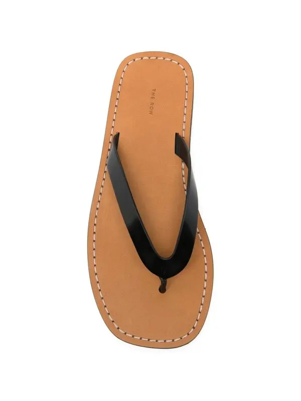 THE ROW City Leather Flip Flops