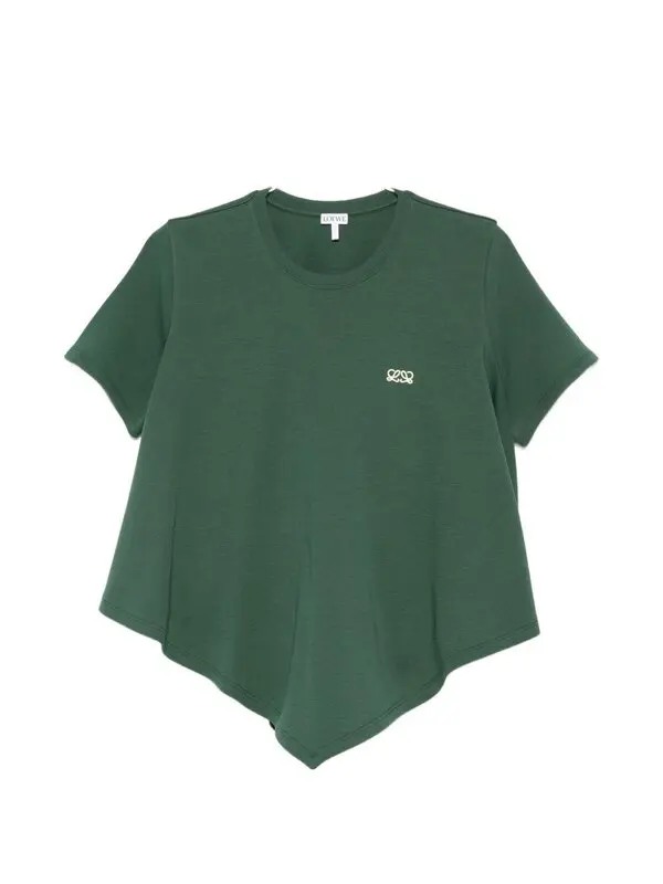 Loewe Logo Cotton T-shirt - Green