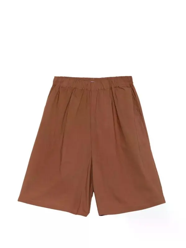 Imperial Elasticated-waistband Shorts - Brown