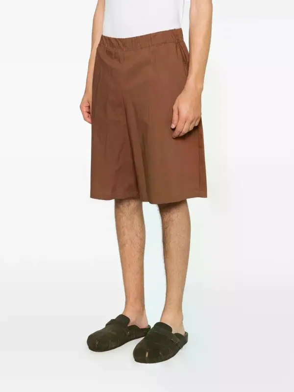 Imperial Elasticated-waistband Shorts - Brown