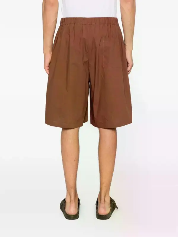 Imperial Elasticated-waistband Shorts - Brown