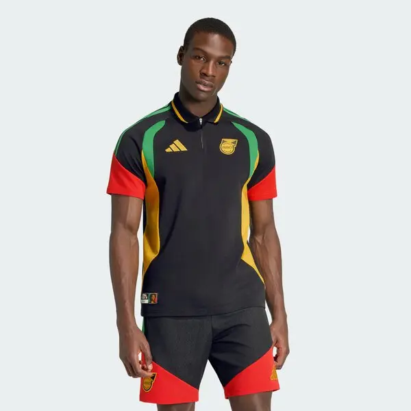Adidas Jamaica 26 X Bob Marley Tiro Polo - Black