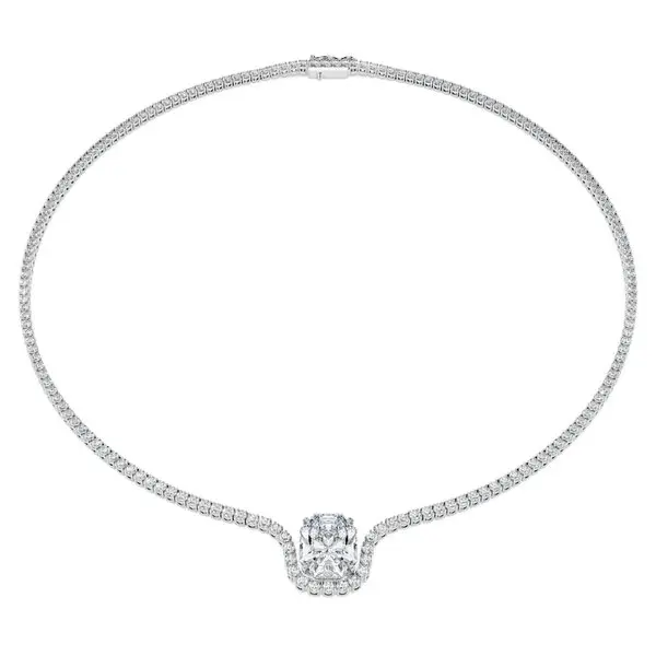 SWAROVSKI Octagon Laboratory Grown Diamond Necklace - White