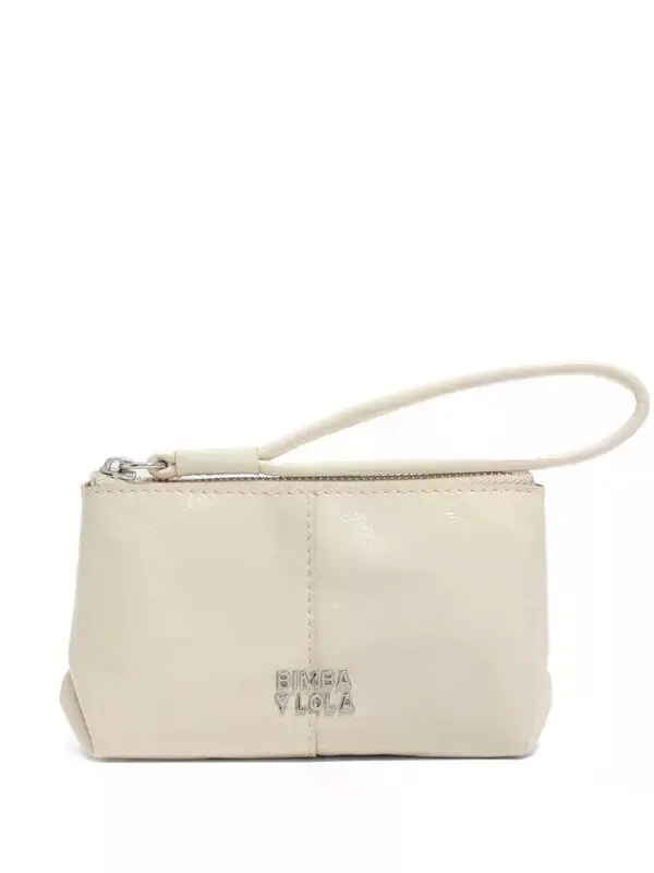 Bimba Y Lola Logo Leather Wallet - Neutrals