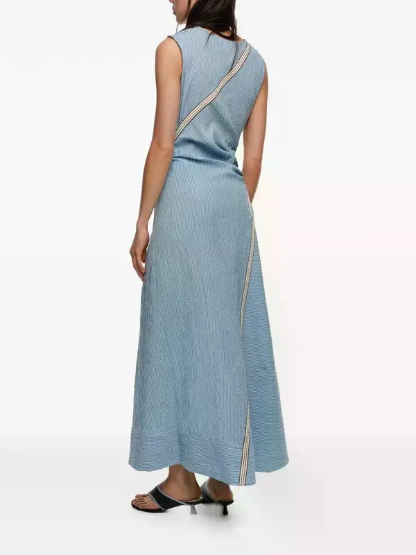 Bimba Y Lola Striped Maxi Dress