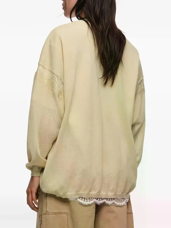 Bimba Y Lola Lace-trim Cardigan