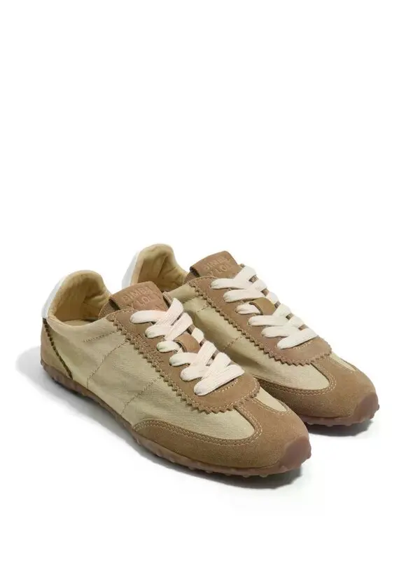 Bimba Y Lola Lace-up Sneakers With Suede Inserts