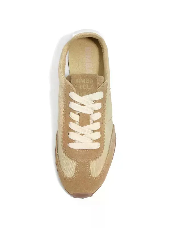 Bimba Y Lola Lace-up Sneakers With Suede Inserts
