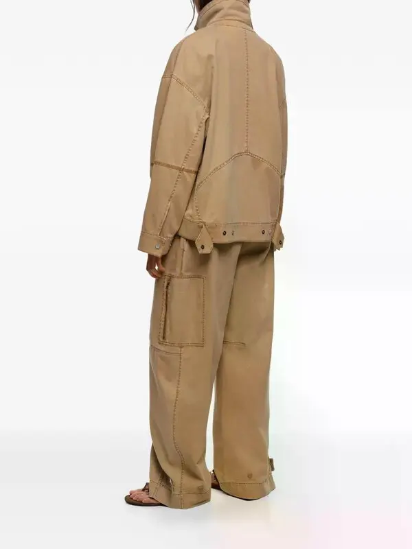 Bimba Y Lola Zip-pocket Wide Leg Trousers
