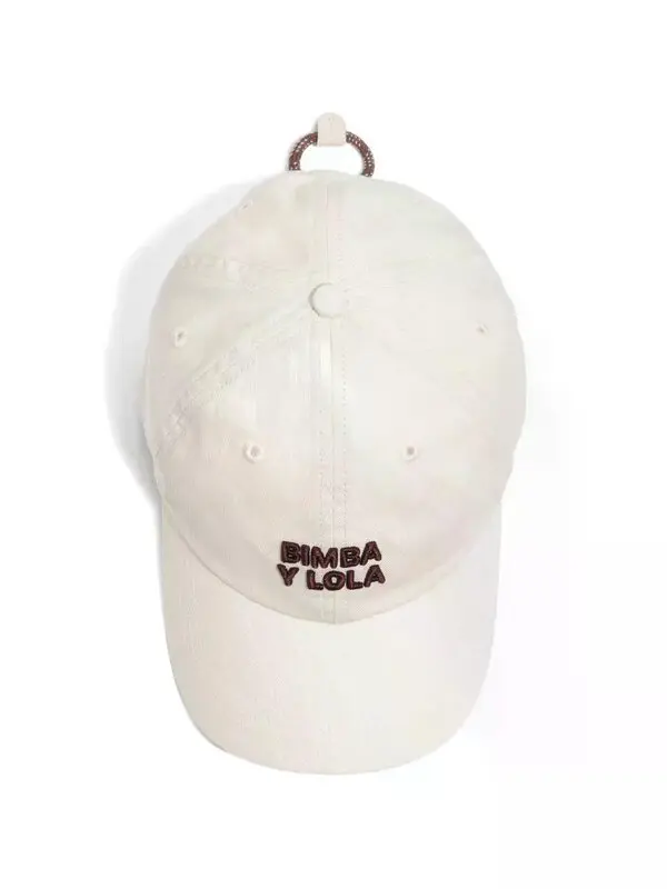Bimba Y Lola Embroidered Logo Cap - White