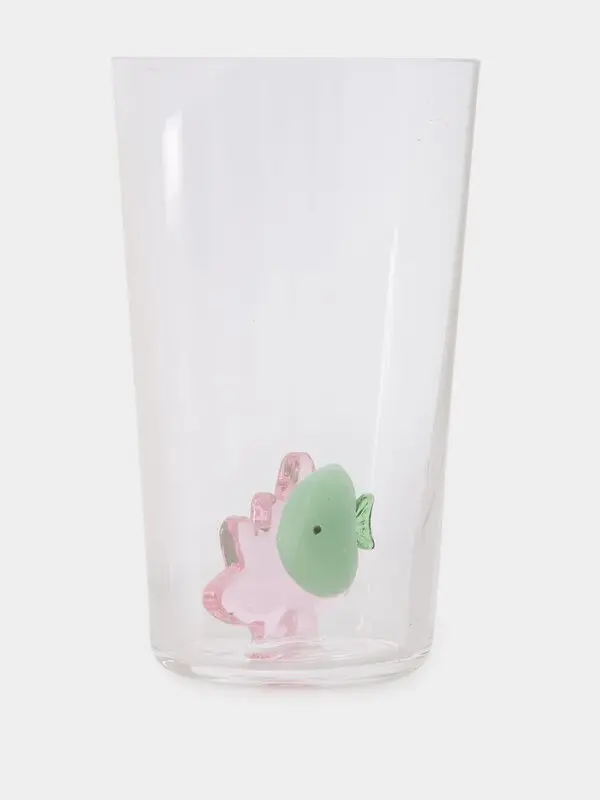ICHENDORF MILANO Longdrink Glass With Fish And Seaweed - Pink