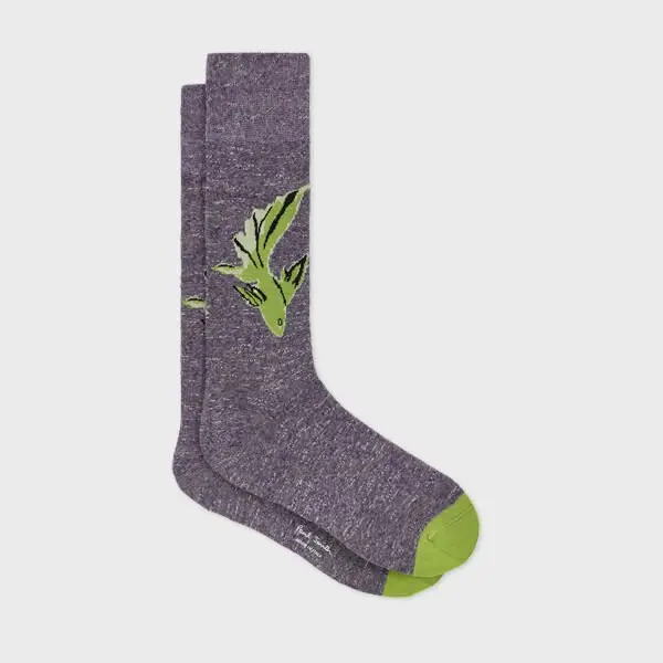 Paul Smith Le Peche Fish' Socks - Purple