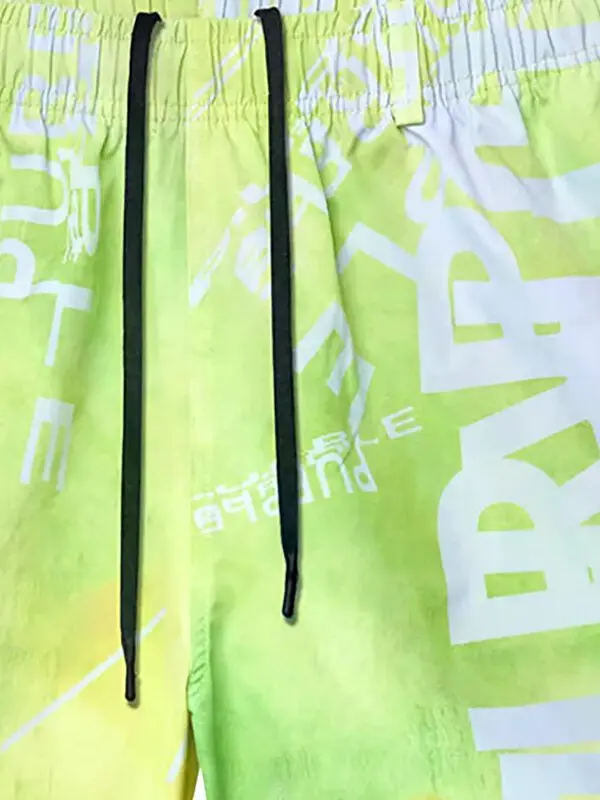 PURPLE BRAND Printed Drawstring Shorts