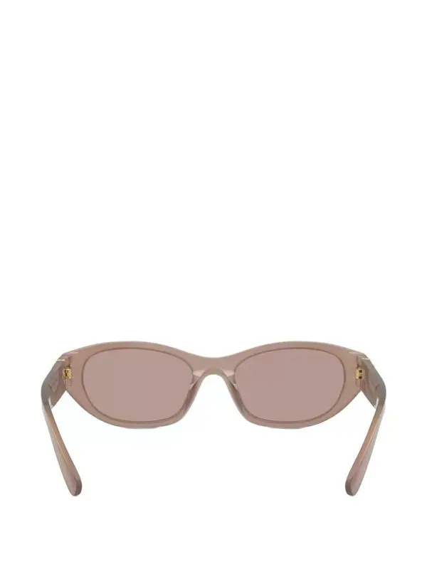 Miu Miu Geometric-frame Sunglasses - Neutrals