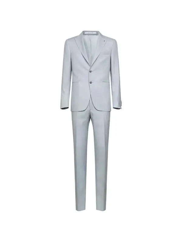 Tagliatore Peaked-lapels Two-button Suit - Grey