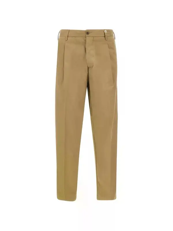 MYTHS Pleated Flap Trousers - Neutrals