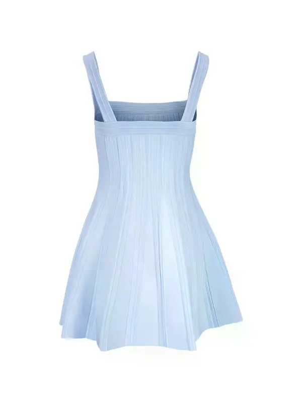 Simkhai Square-neck Mini Dress - Blue