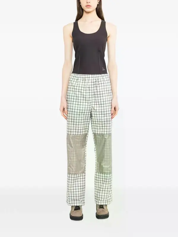 ROA Aair Floweave Printed Check Pants